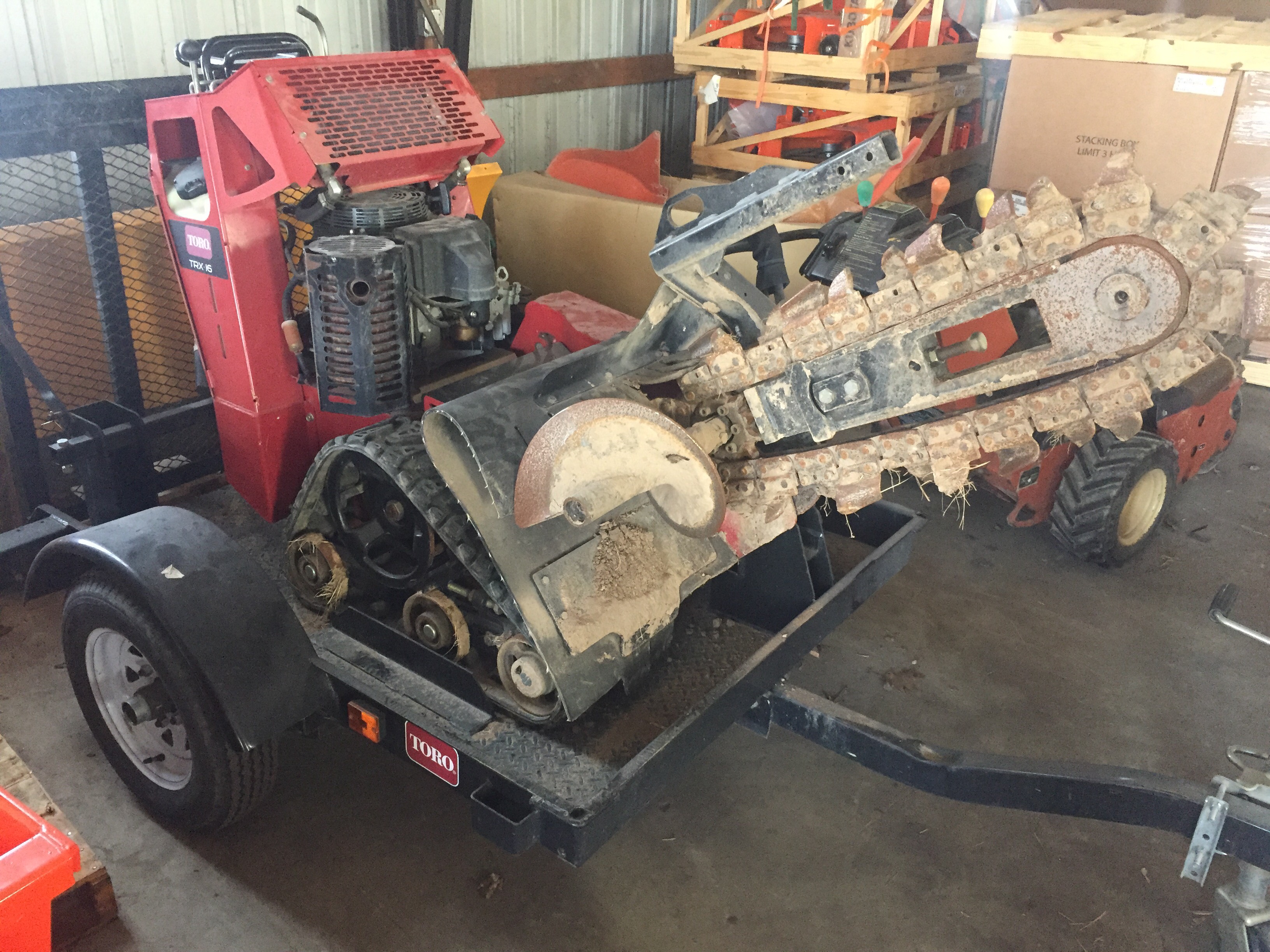 Toro Trencher - Capital Equipment Dealer