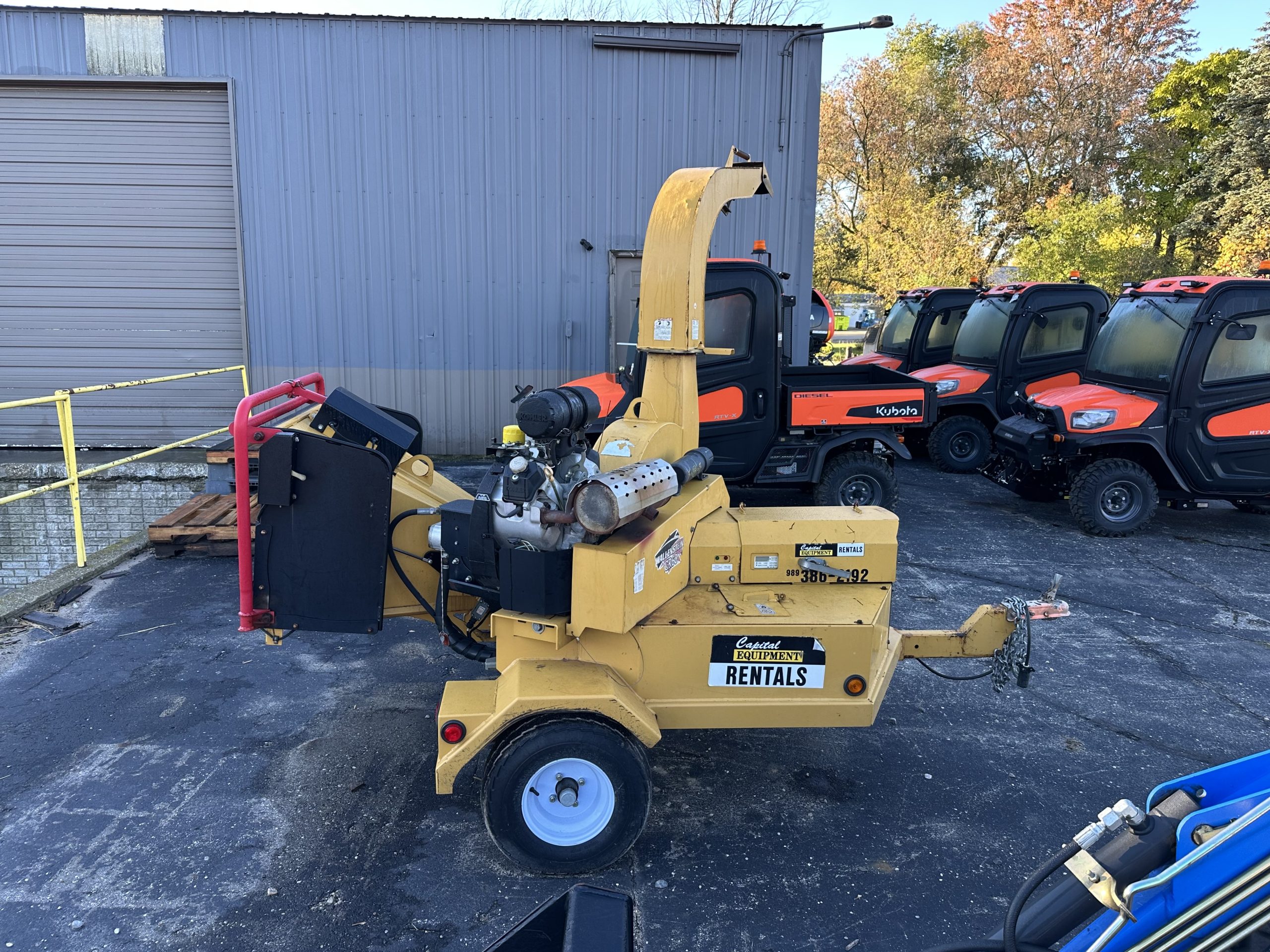 Wallenstein CR60 6" Wood Chipper S#1075 - Capital Equipment Dealer